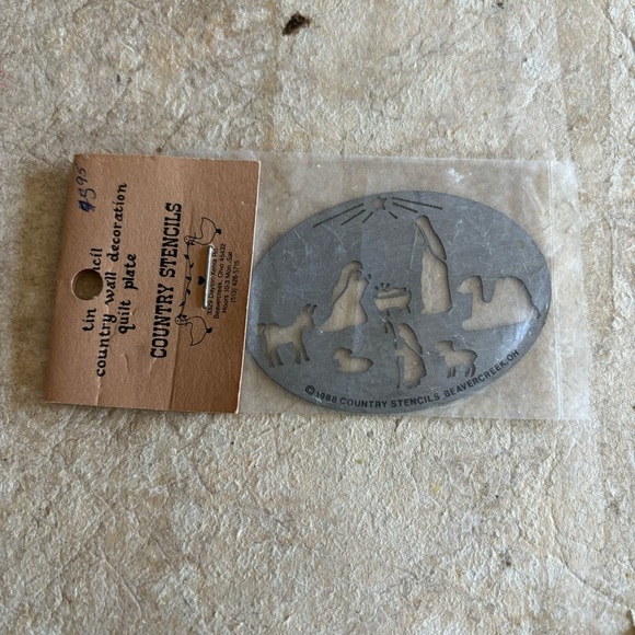 Country Stencils | Office | Vintage 998 Country Tin Mini Stencils ...